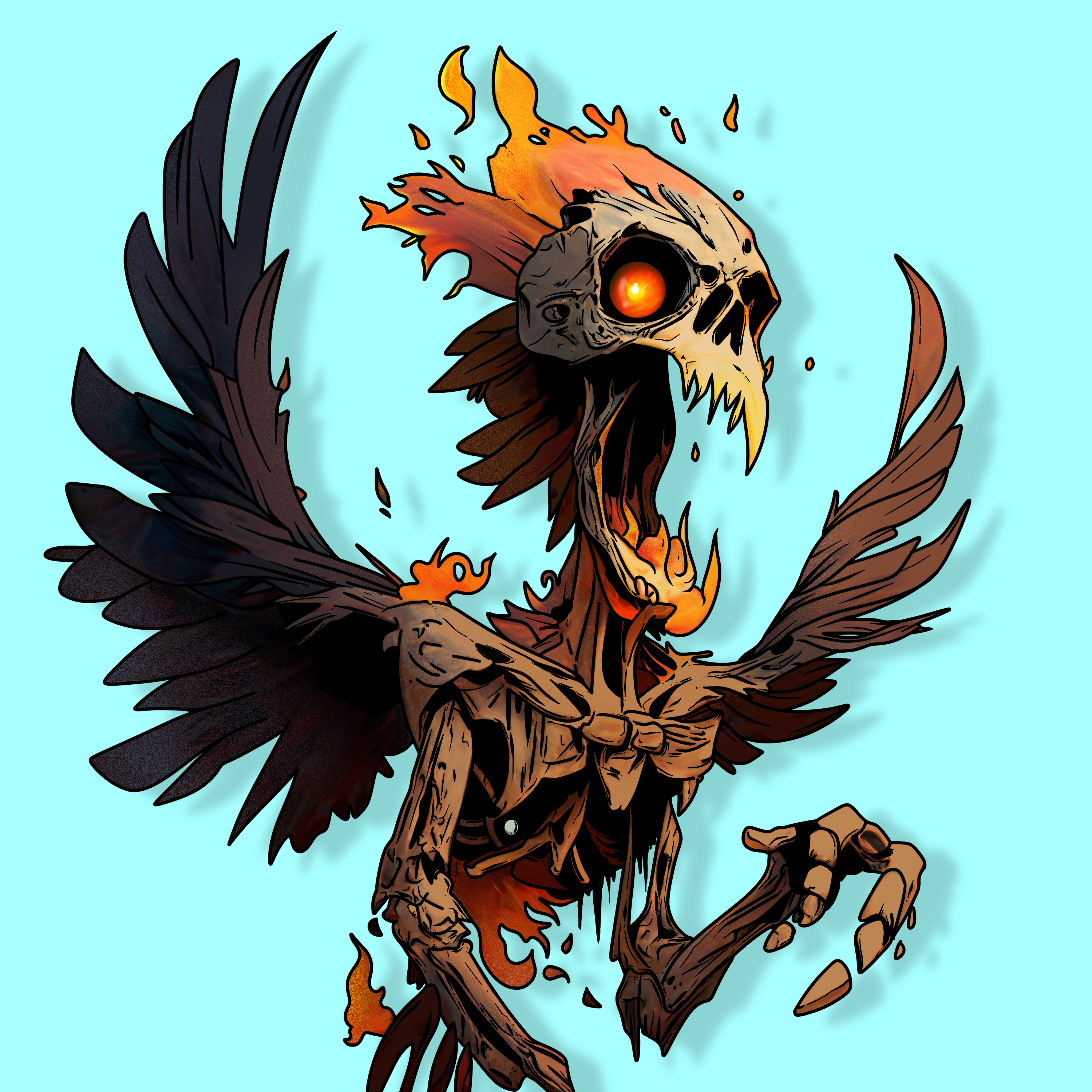 Mega Zombie Phoenix #2/100 | Foundation