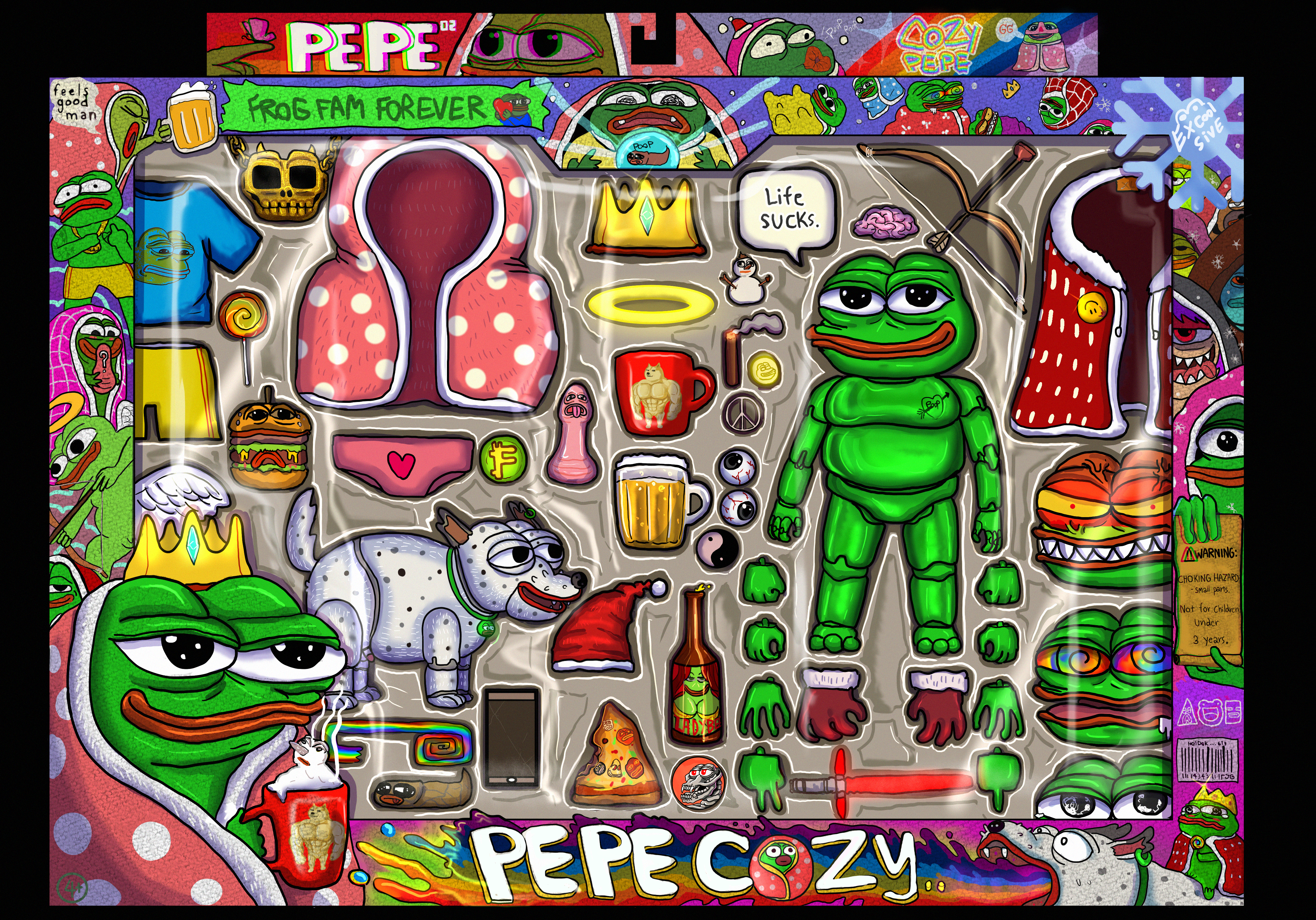 Pepe CozY ToY Figure | Foundation