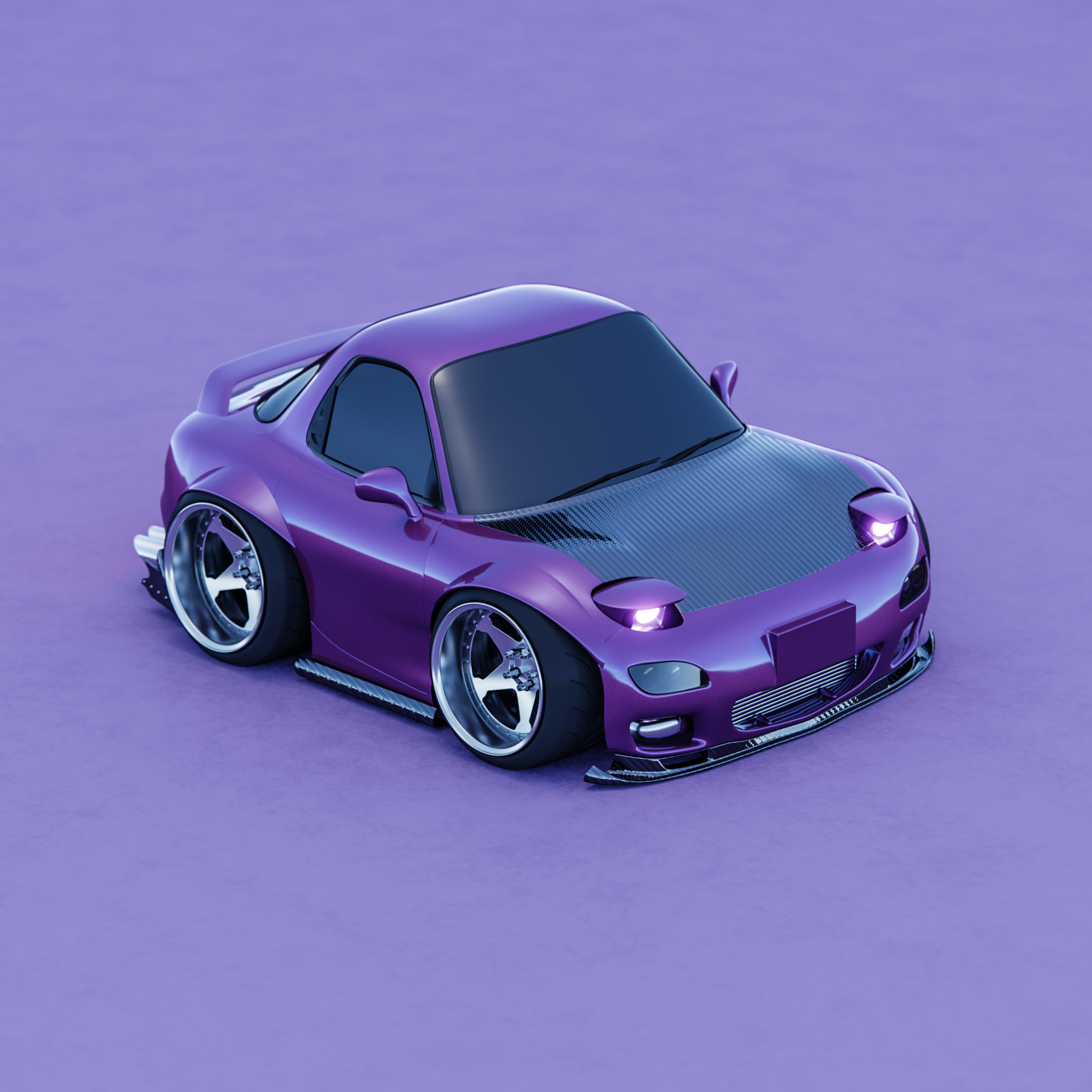 CARtoon RX7 FD - (Purple Street Edition) | Foundation