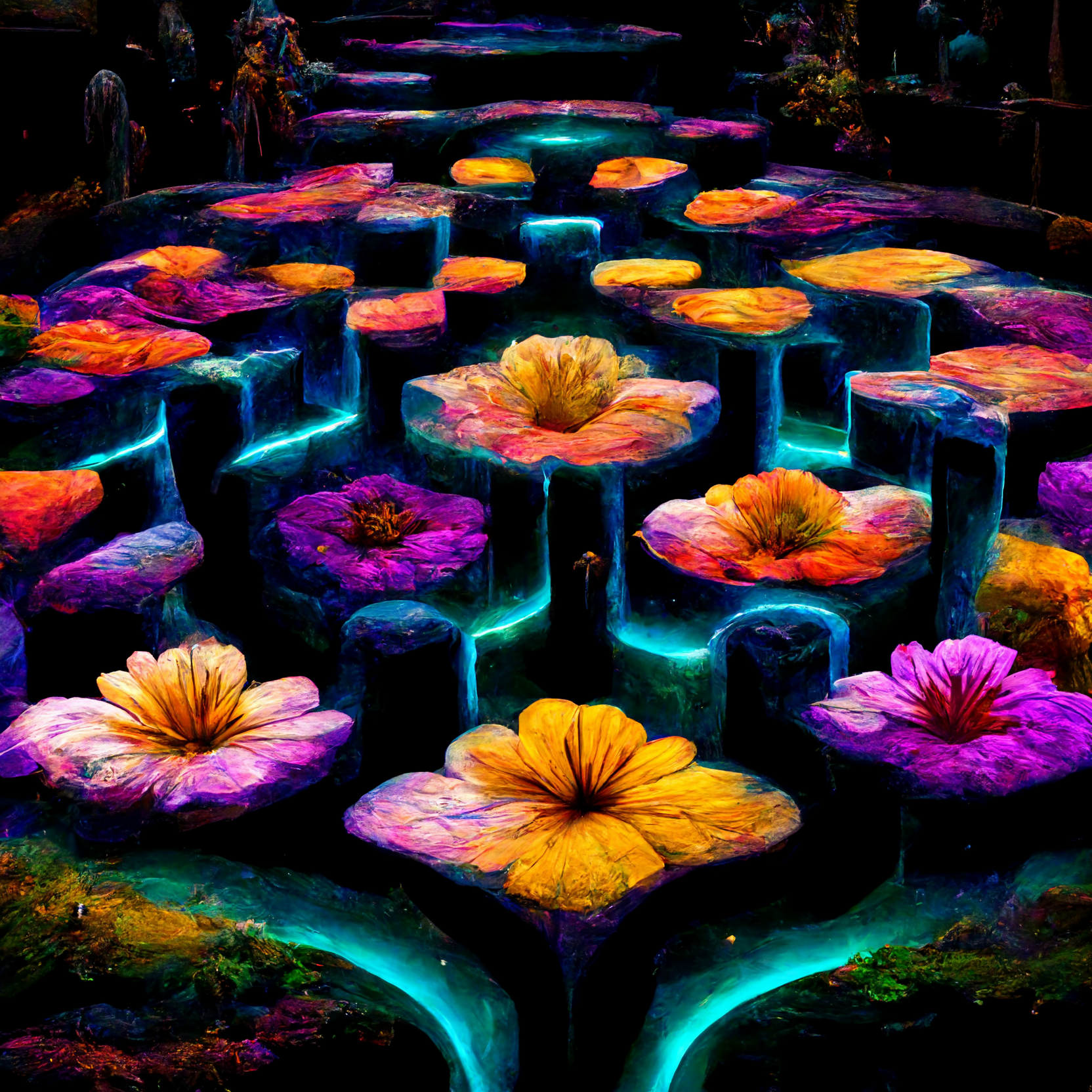 Drip flowers | Foundation