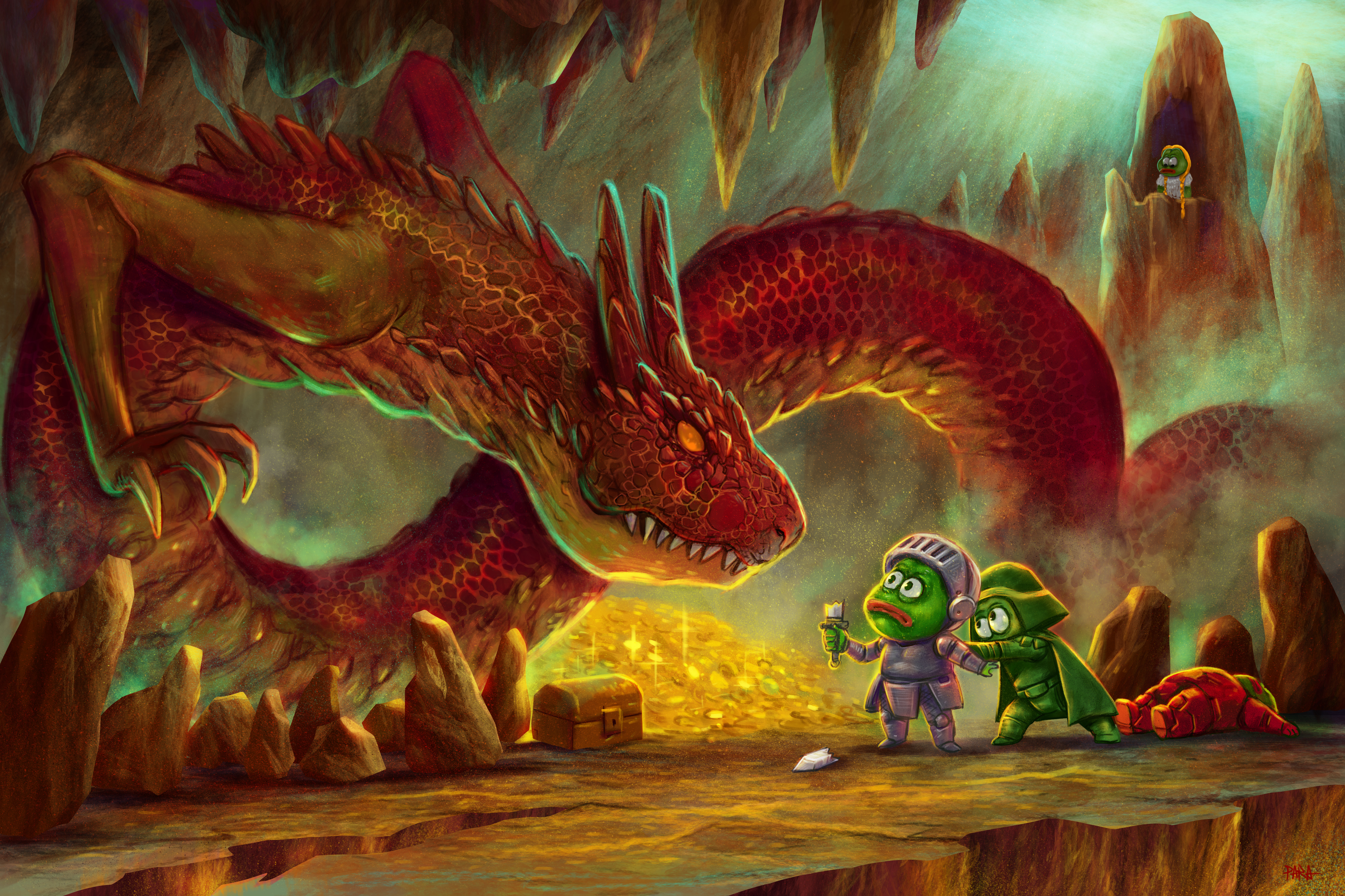 Knight Pepe and the Dragon | Foundation