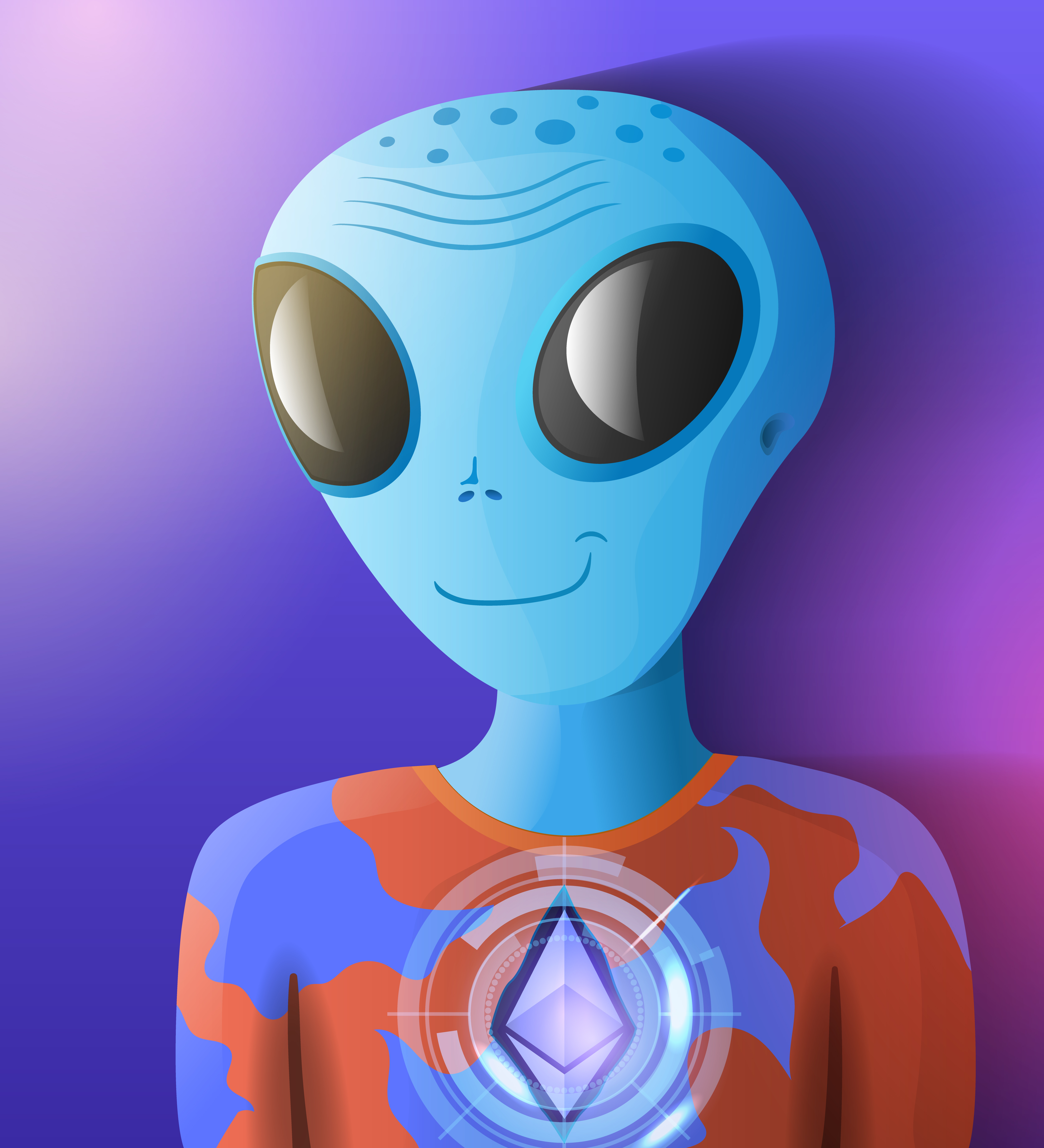 Cool Blue Alien | Foundation
