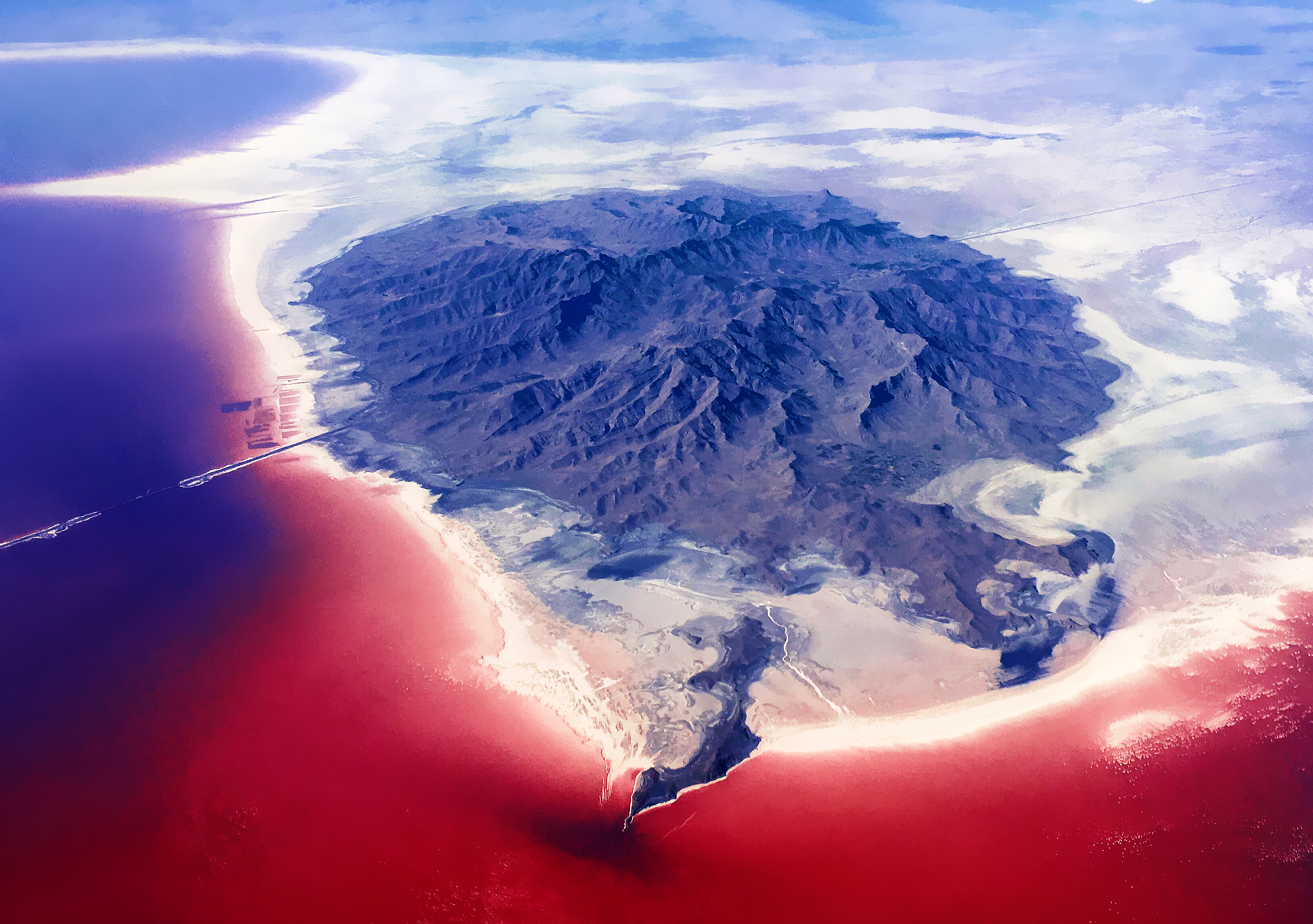 'red pain ' Urmia Lake | Foundation