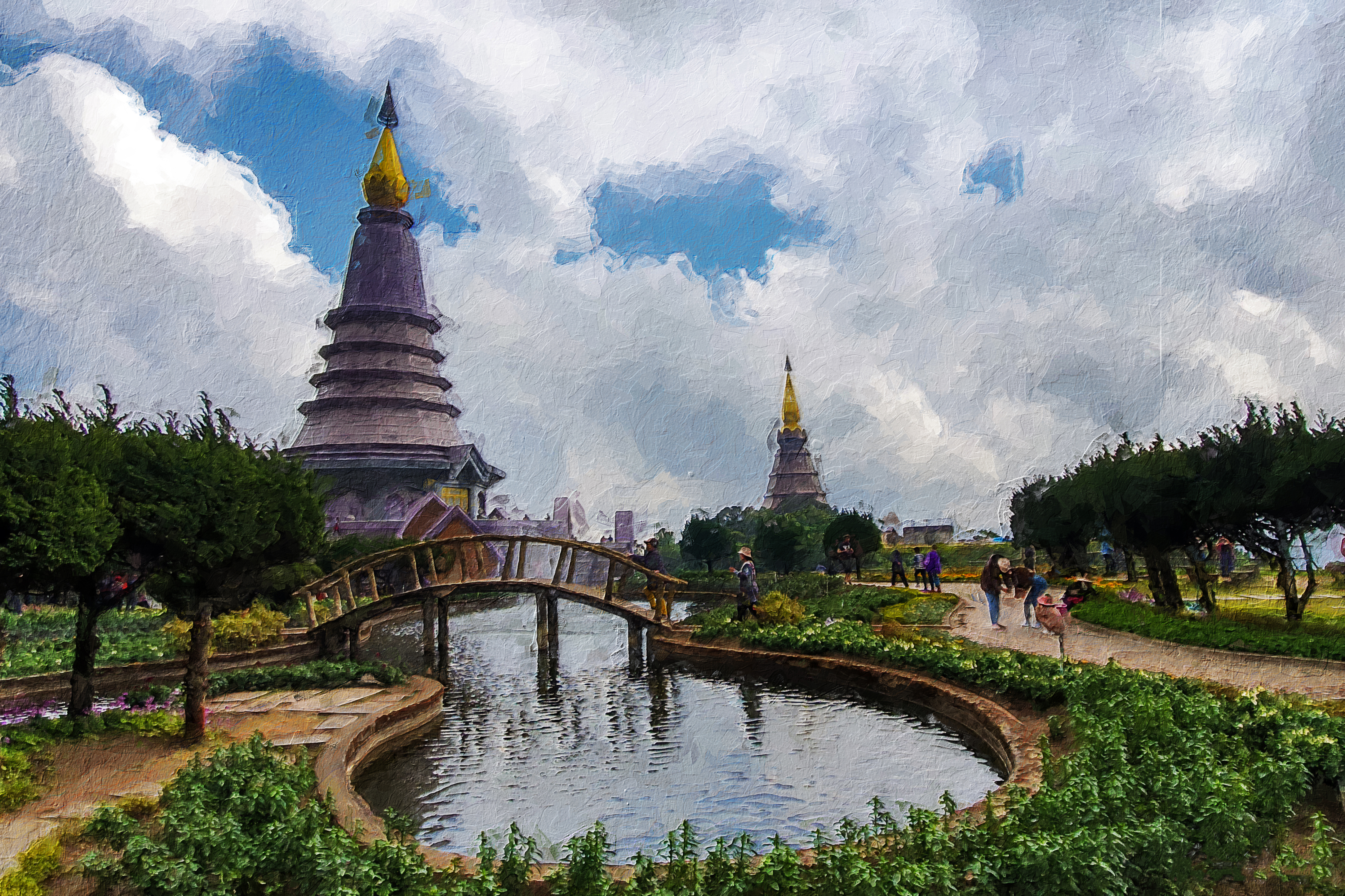 Twin Pagodas | Foundation