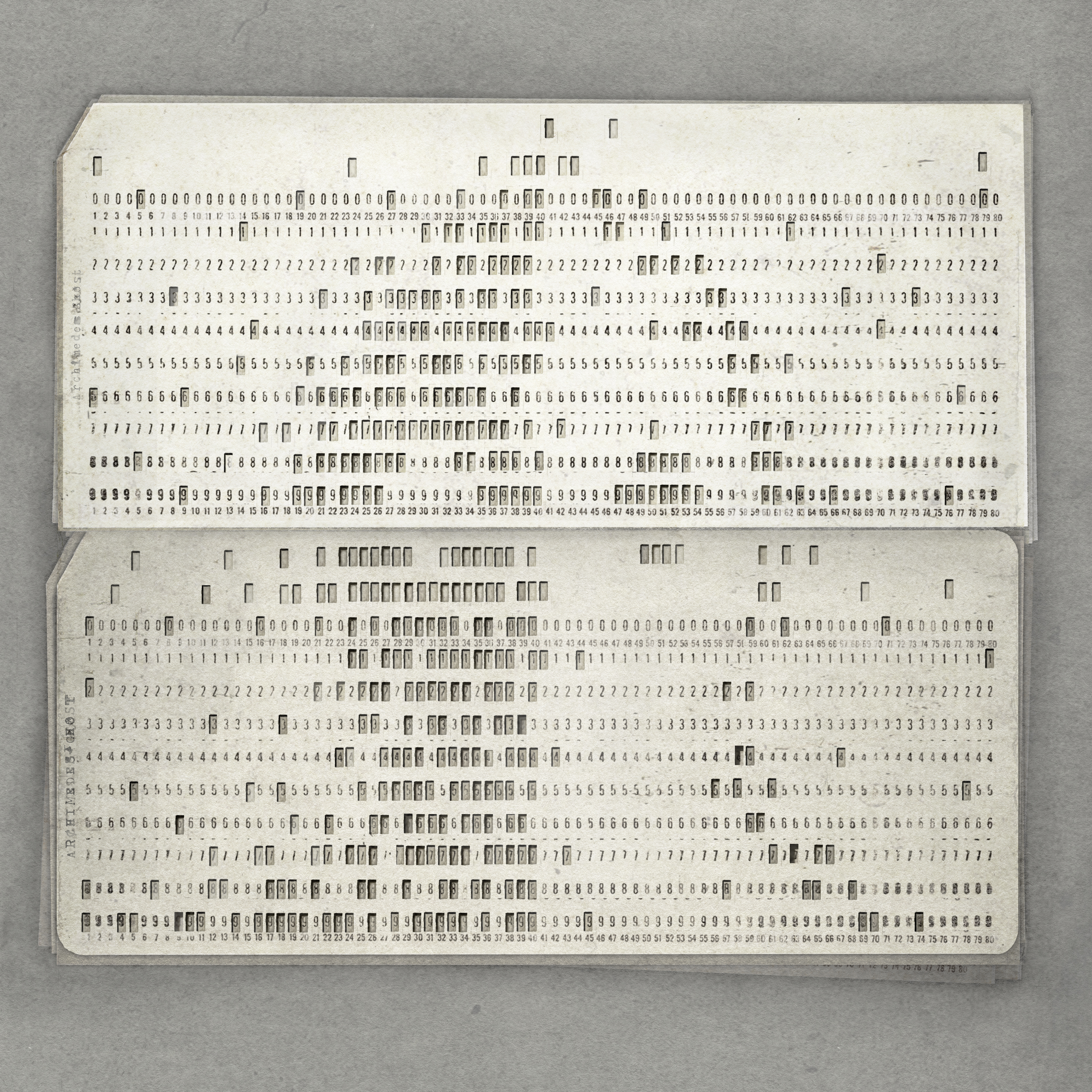 1928. 80-column IBM punched card | Foundation