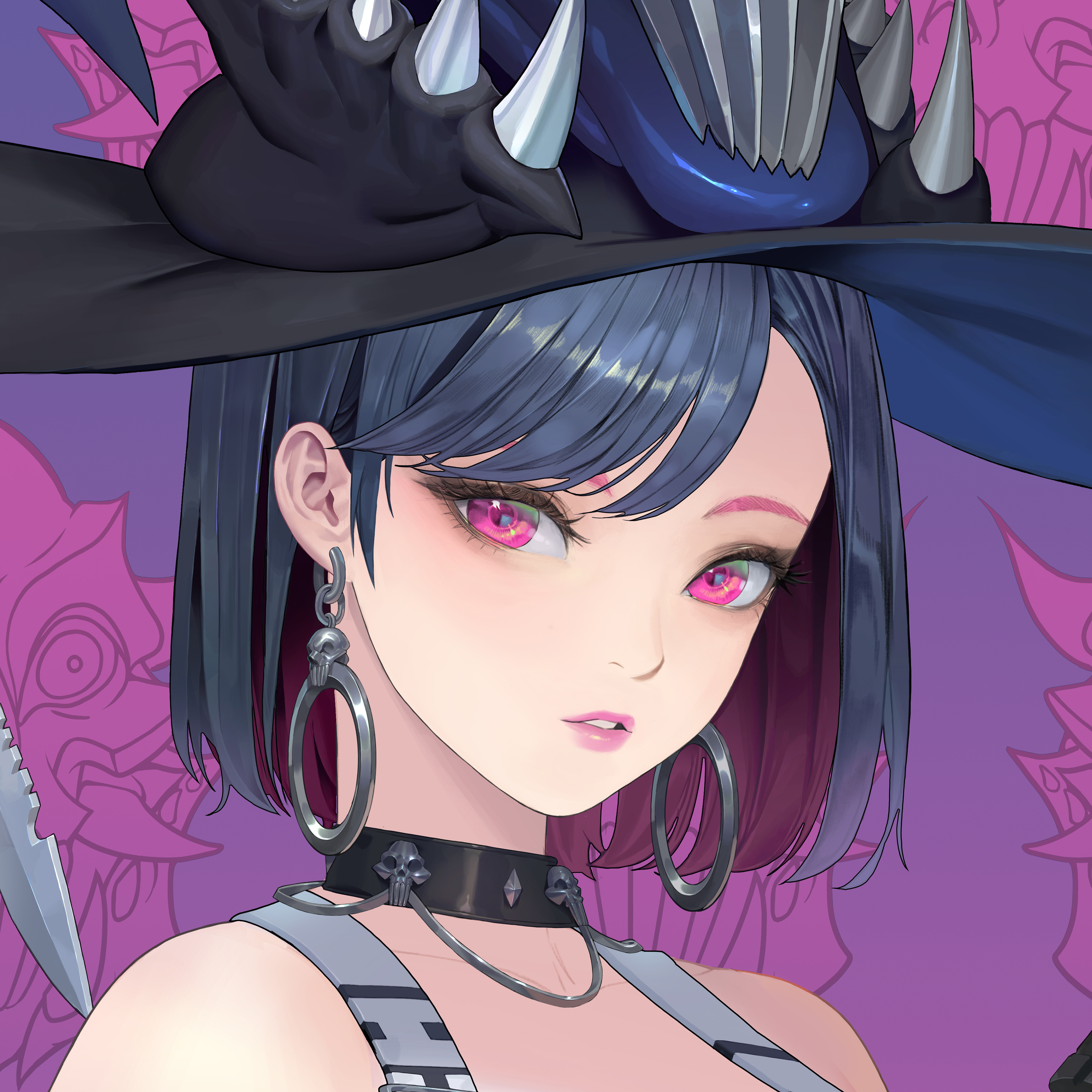 Blue Poison Witch PFP | Foundation