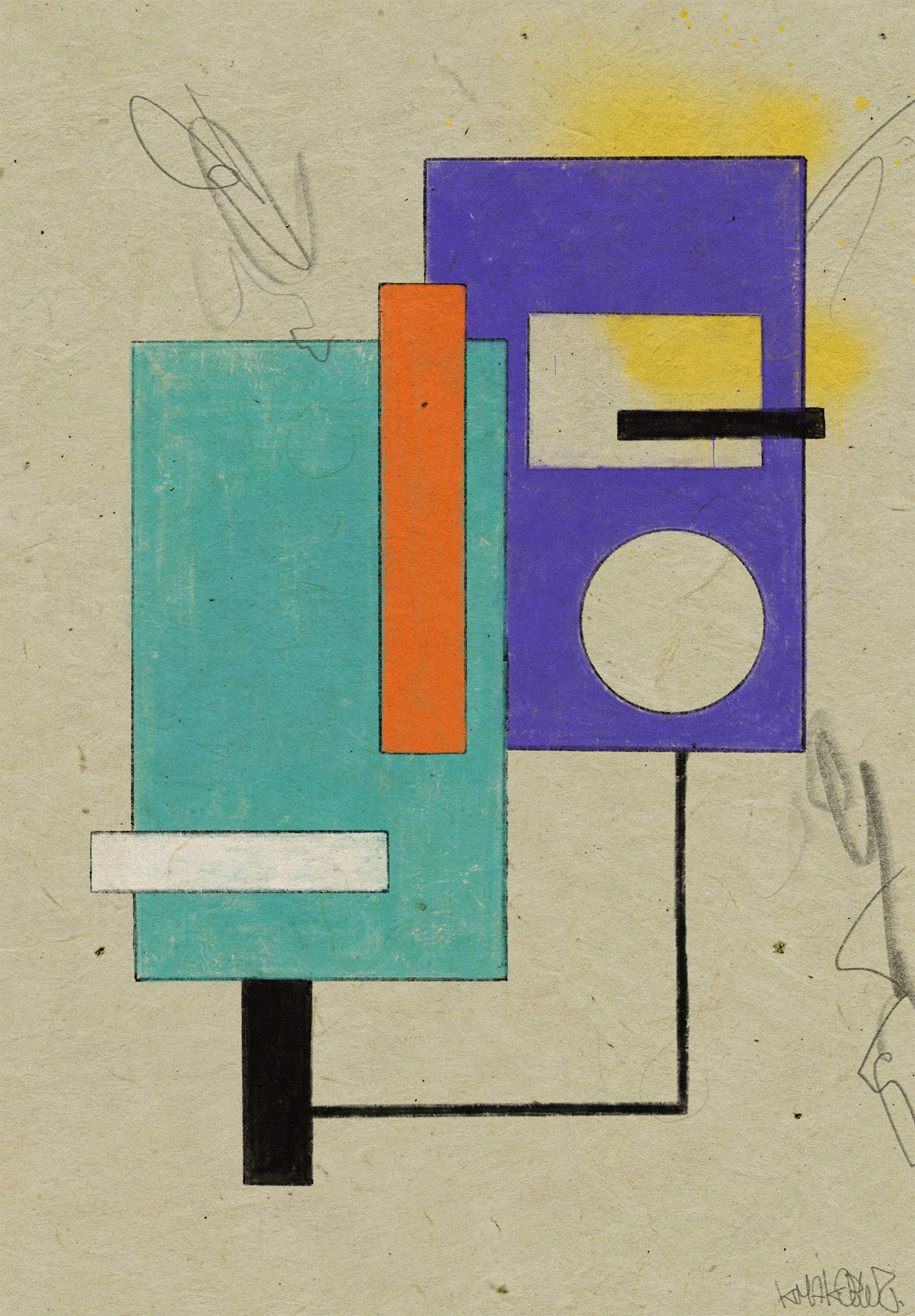 Color Painting (Non-Objective Composition) | Foundation