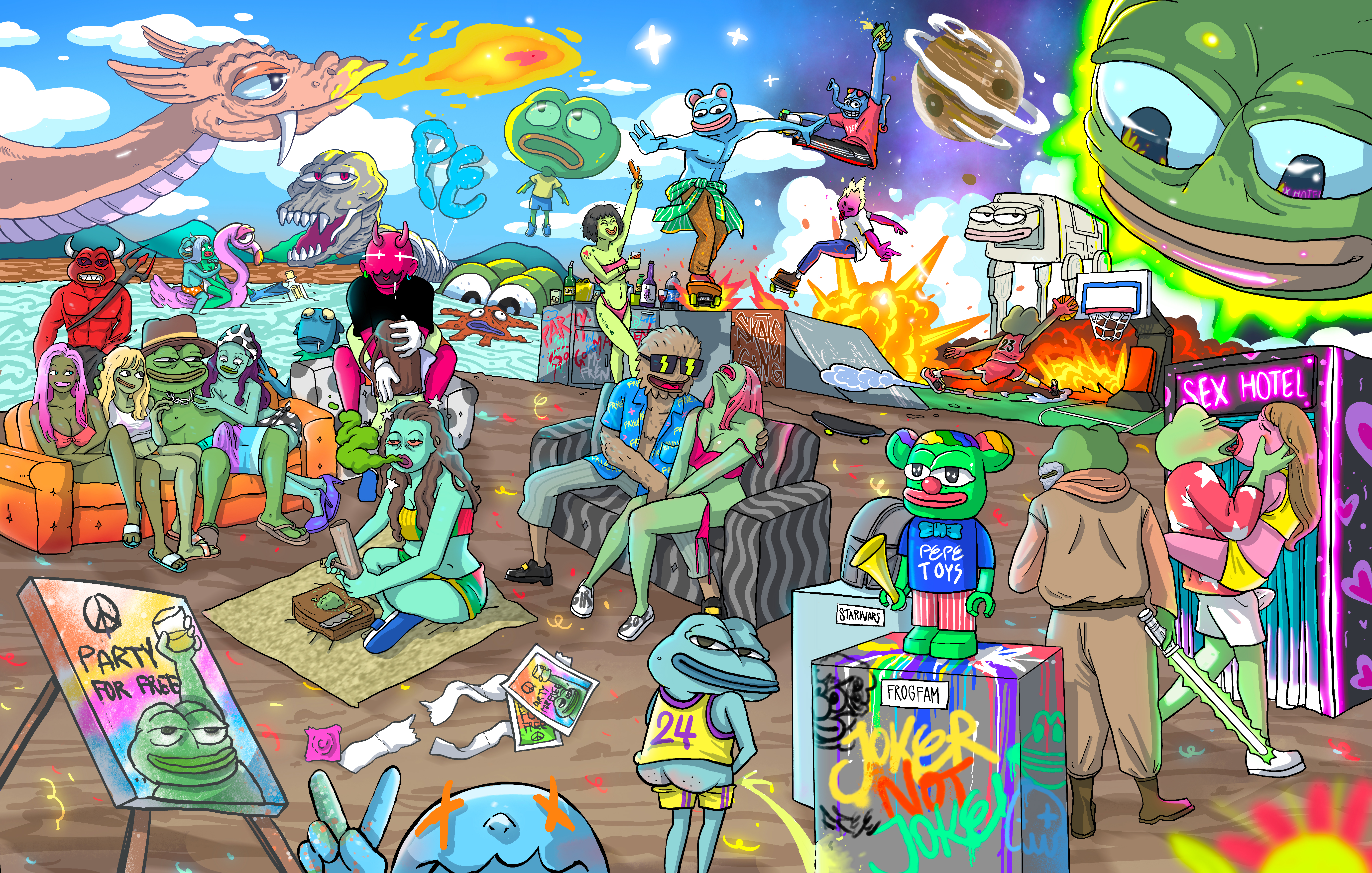 Pepe Party for Free. | Foundation