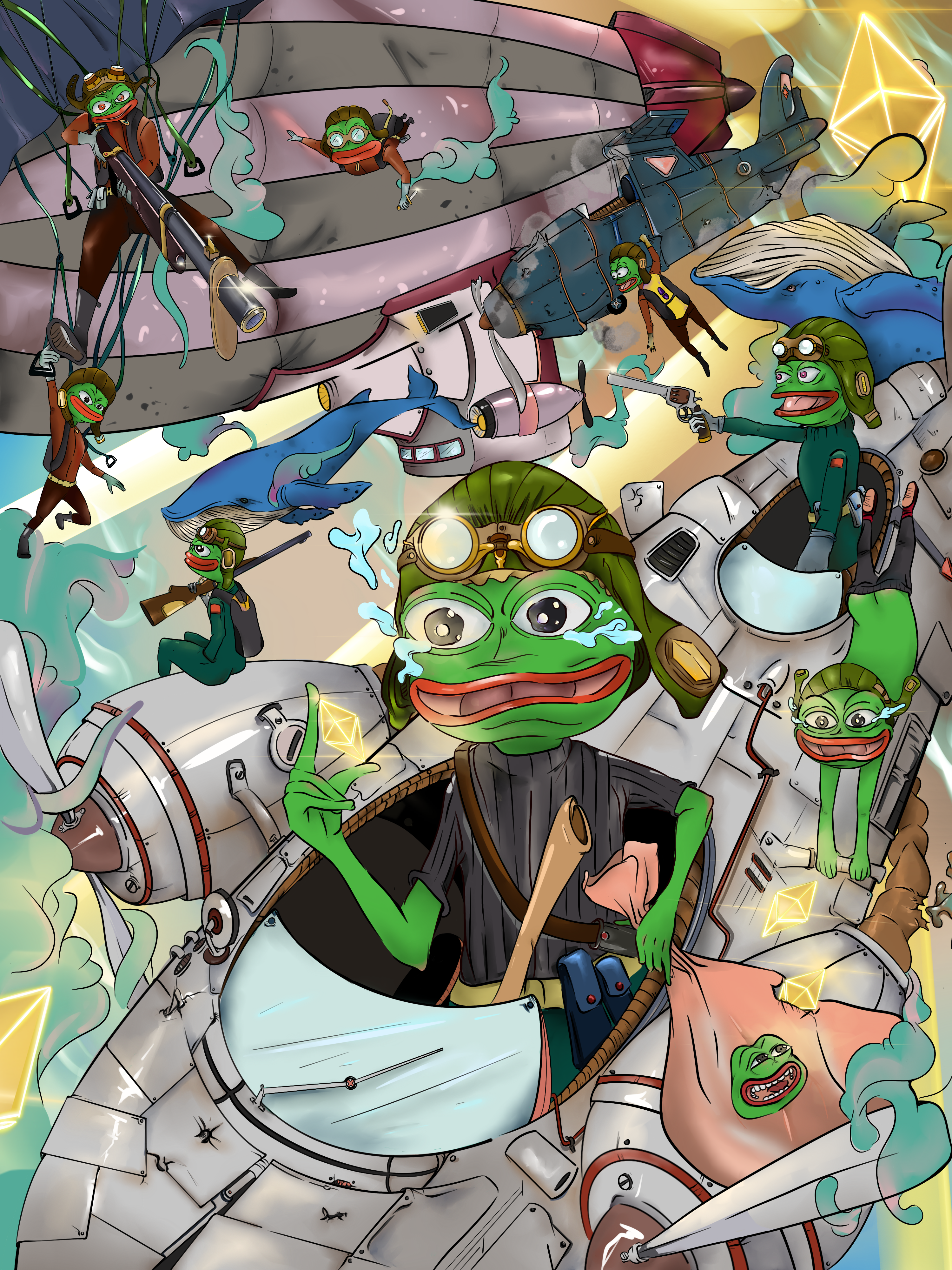 ⚔️" War in the sky " , PEPE 🐸 | Foundation