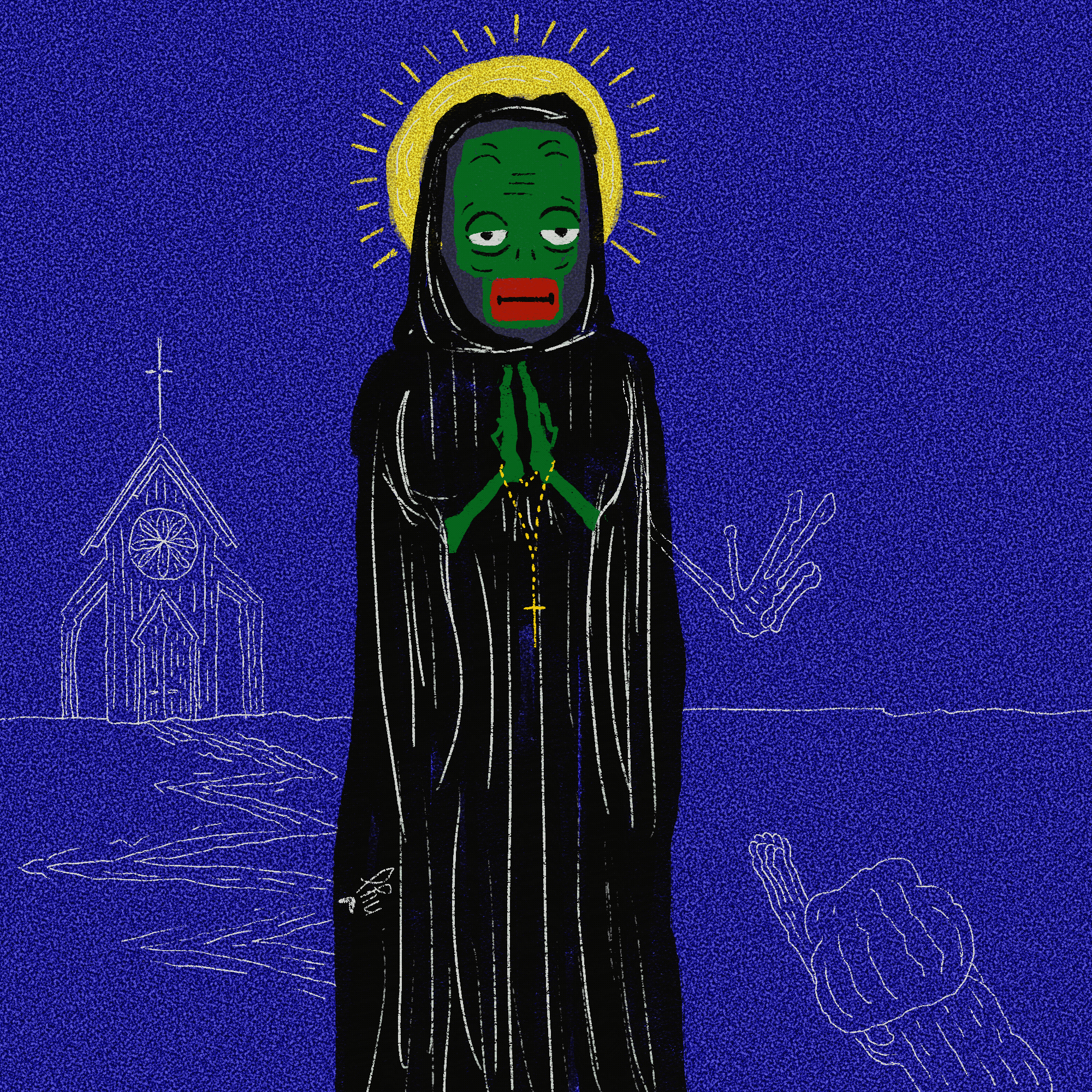 Tyler The Creator Goblin Mask Drawing