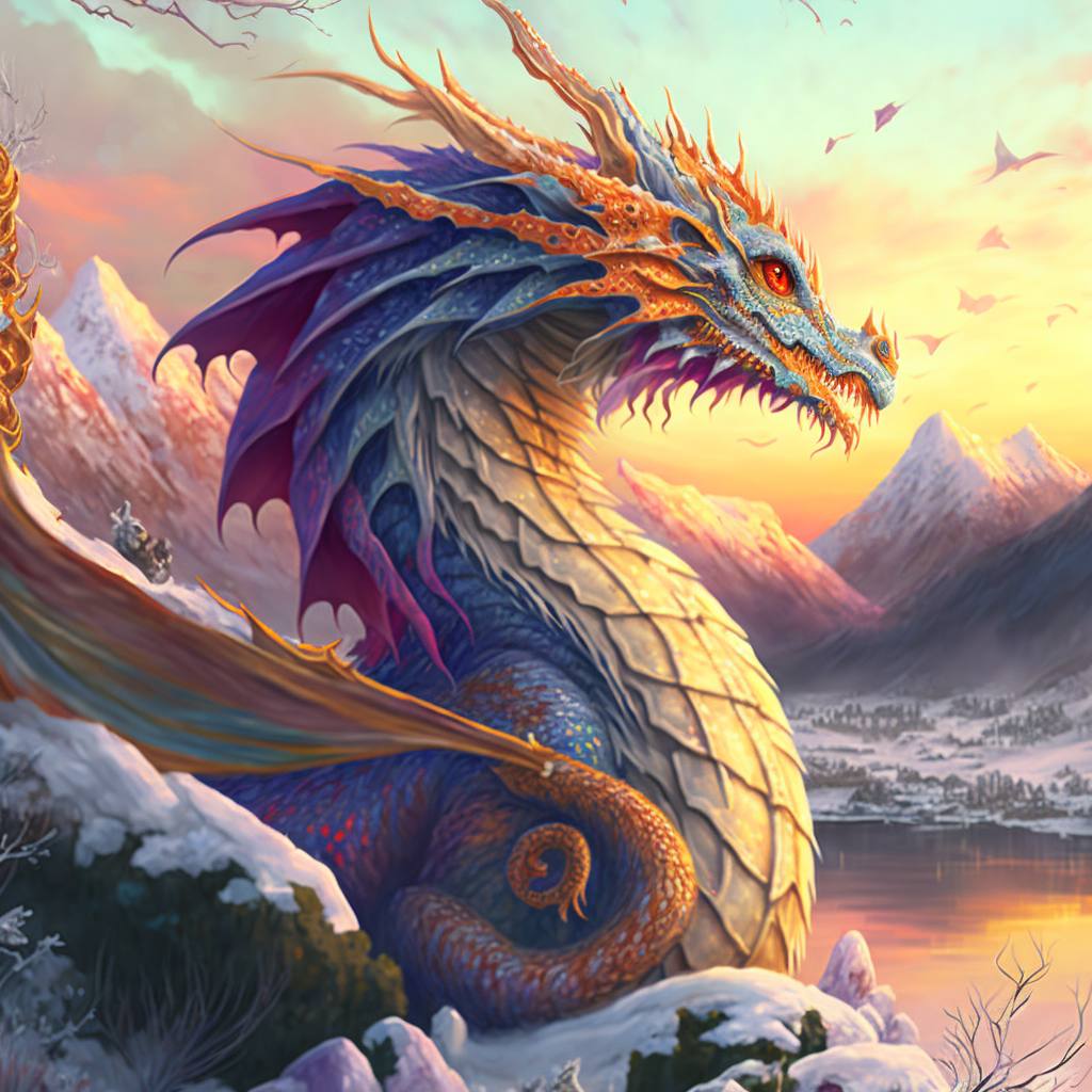 Colorful future Dragon genesis#6 | Foundation