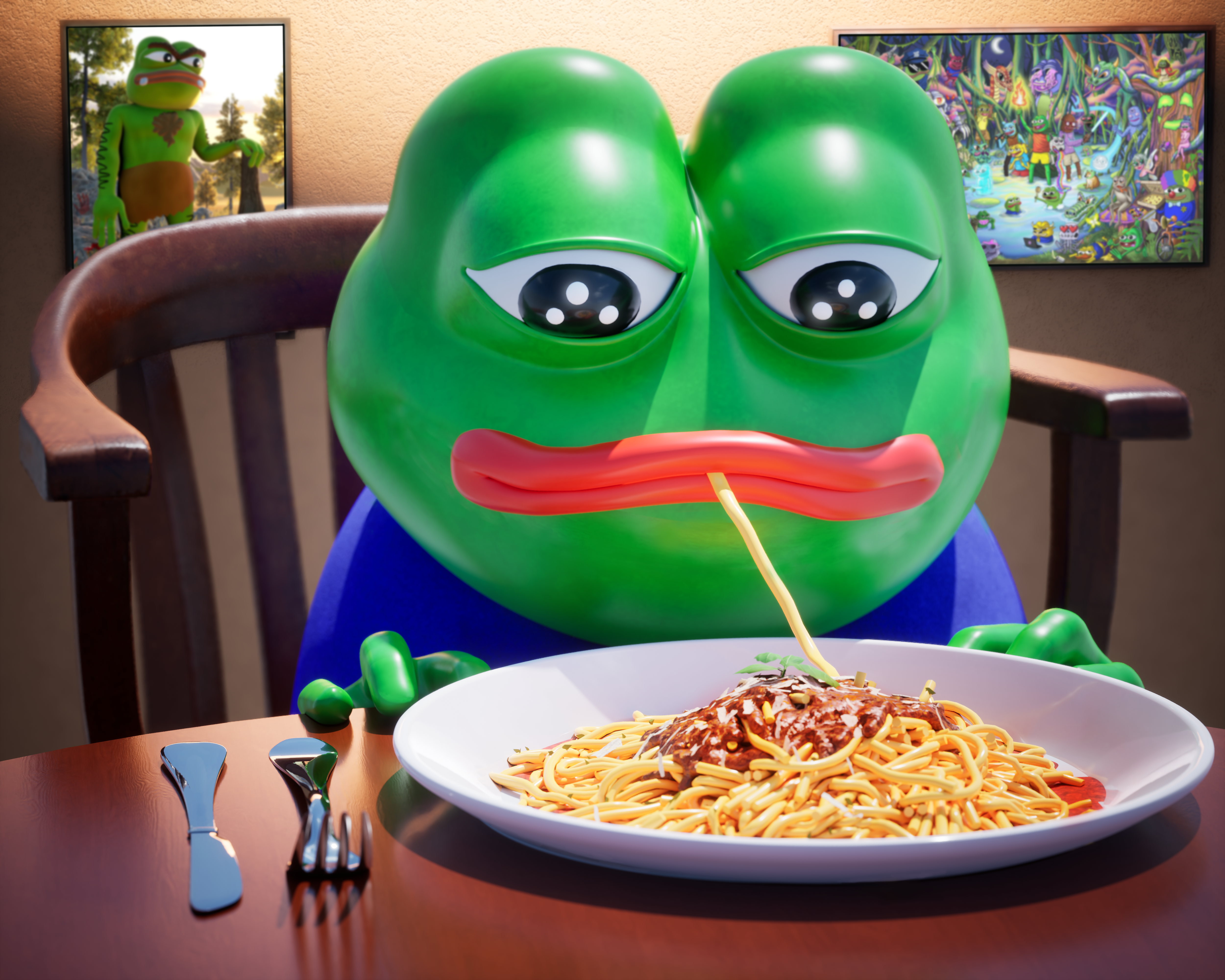 Spaghetti Pepe 🍝 | Foundation
