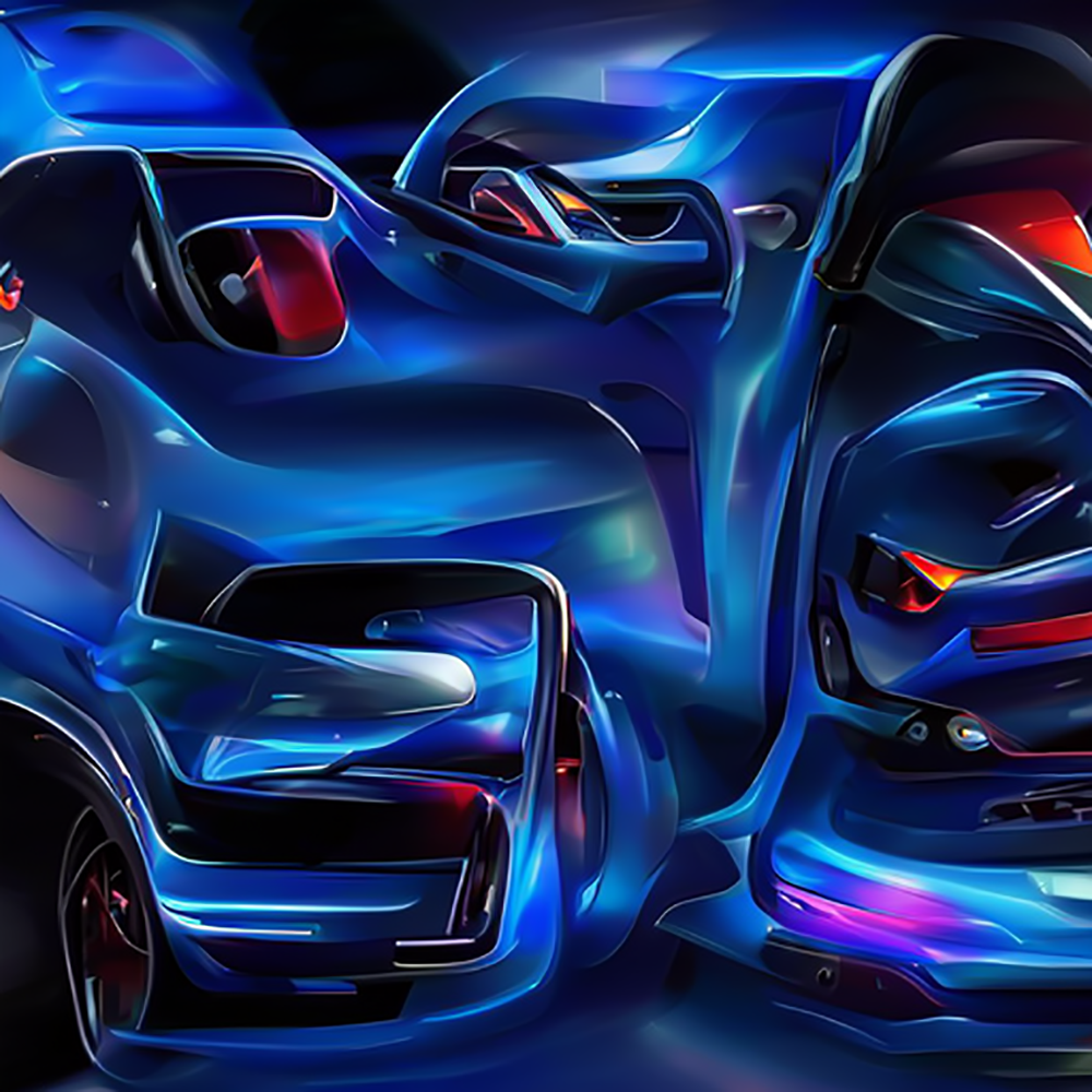 AI ART #1 - ABSTRACT CAR | Foundation