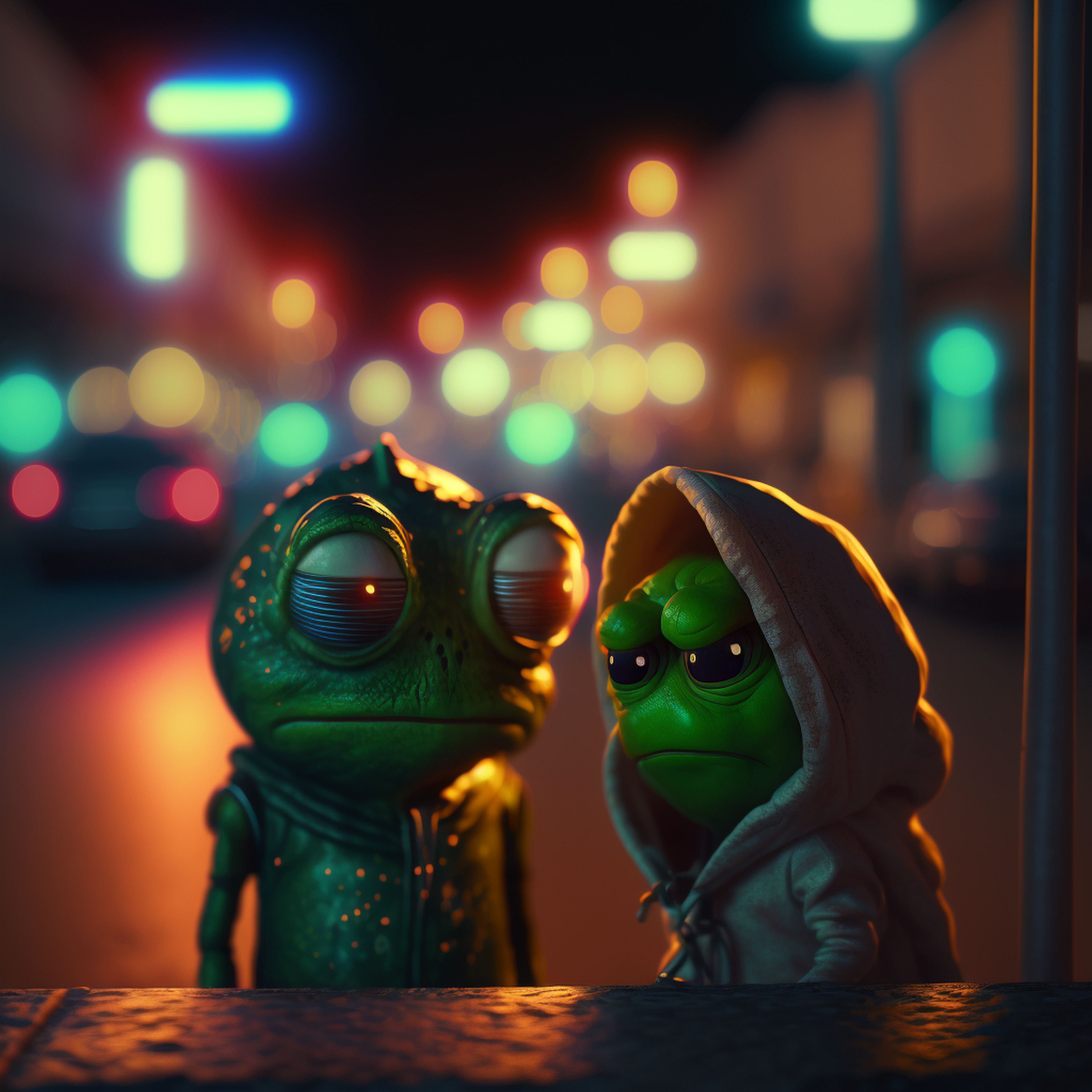 Pepe lover food waiting | Foundation