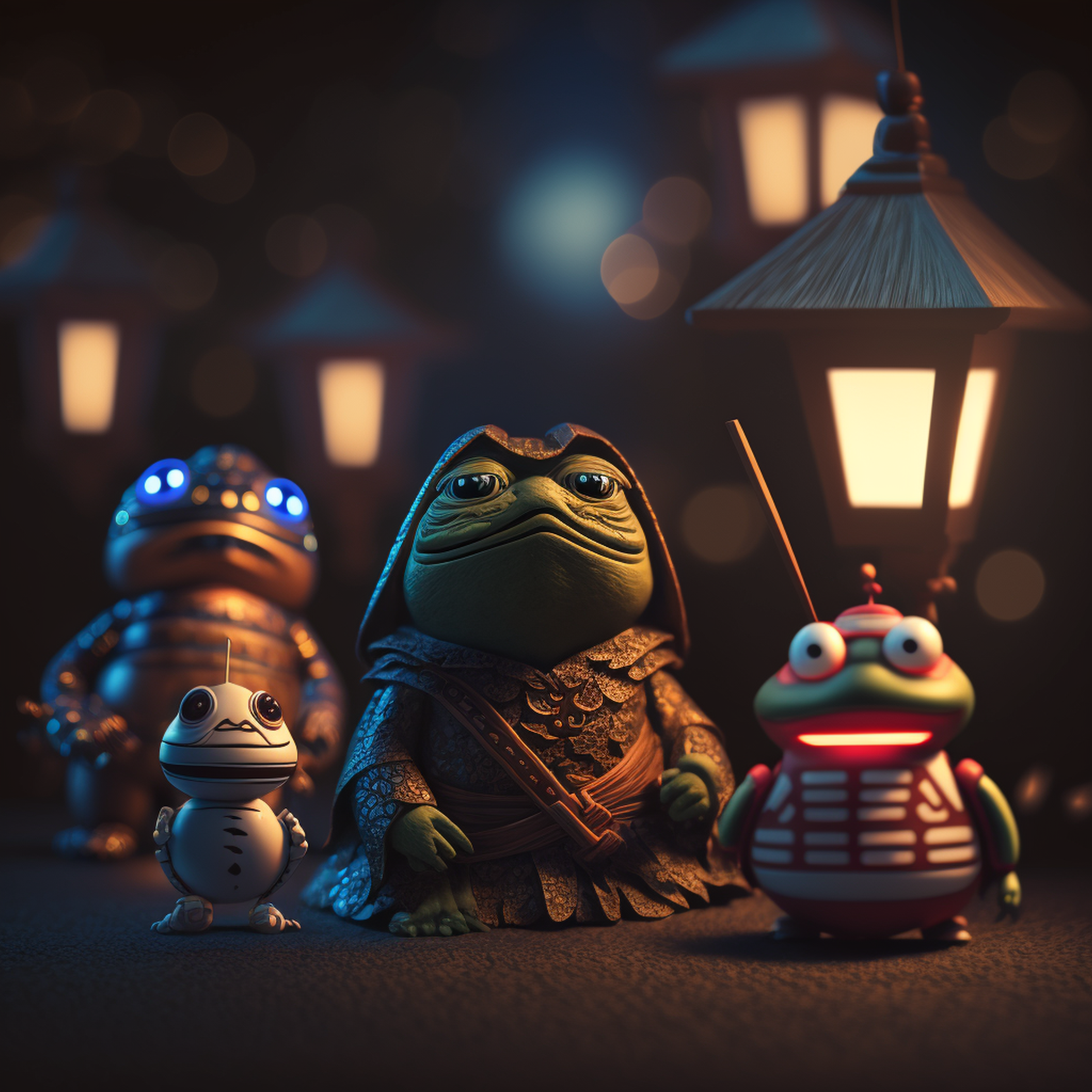 Pepe samurai style time | Foundation