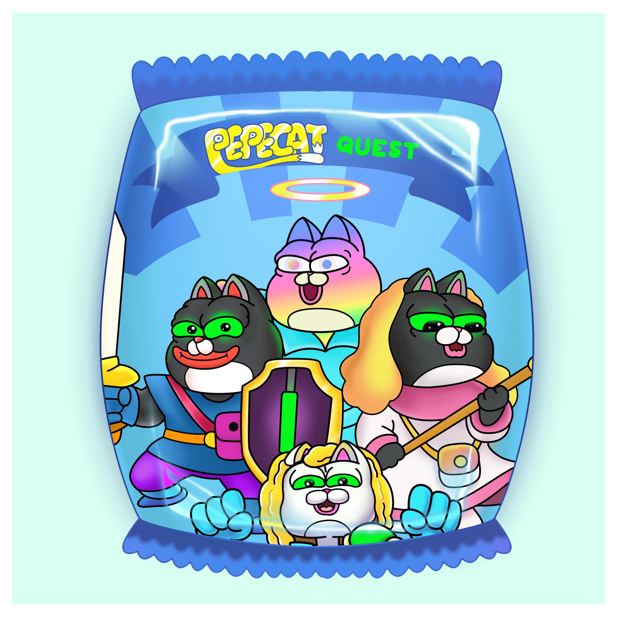 Pepe cat quest: Kingdom pack | Foundation